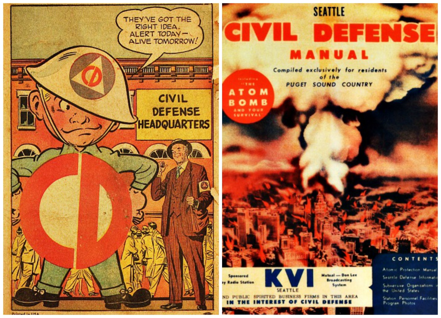 Civil Defense brochures 1950s | Envisioning The American Dream