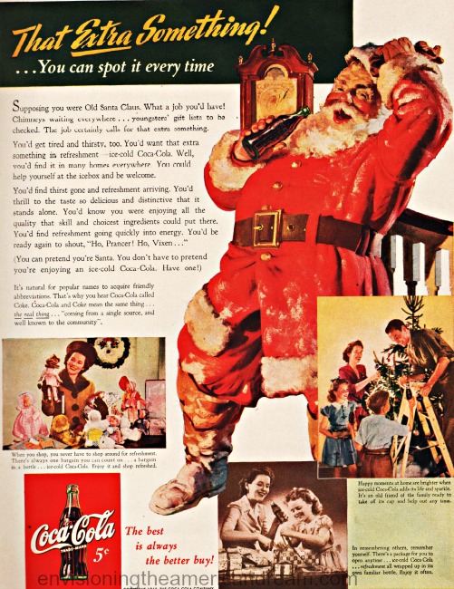 Santa Claus and Coke. | Envisioning The American Dream