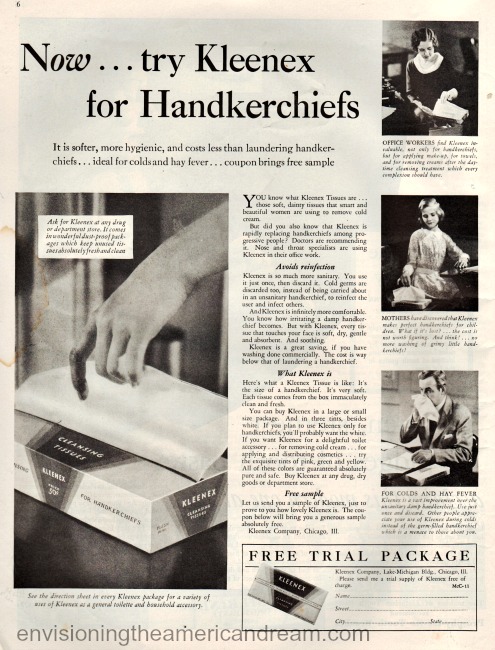 Cold, Flu and the Story Of Kleenex | Envisioning The American Dream