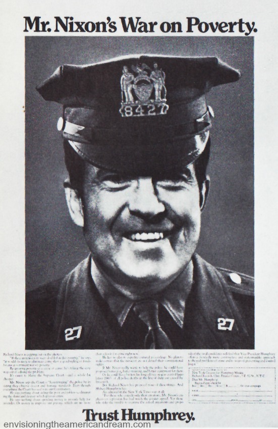 Nixon Humphrey ad 1968 SWScan06575 | Envisioning The American Dream